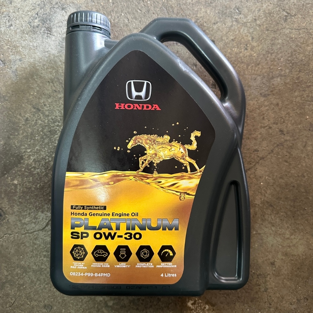[GENUINE] HONDA 0W30 FULLY SYNTHETIC ENGINE OIL 4L | Shopee Malaysia