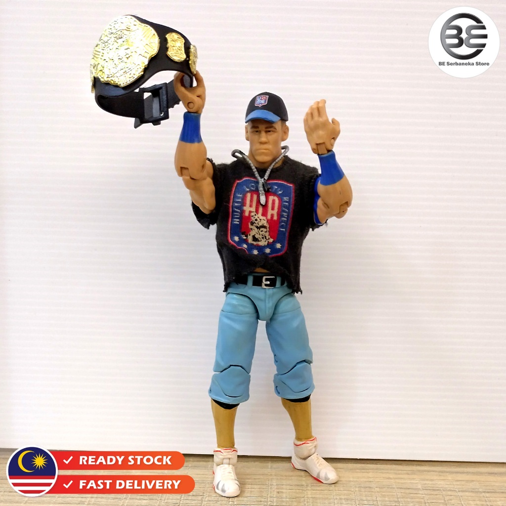 Used Mattel WWE Elite 7" John Cena | Shopee Malaysia