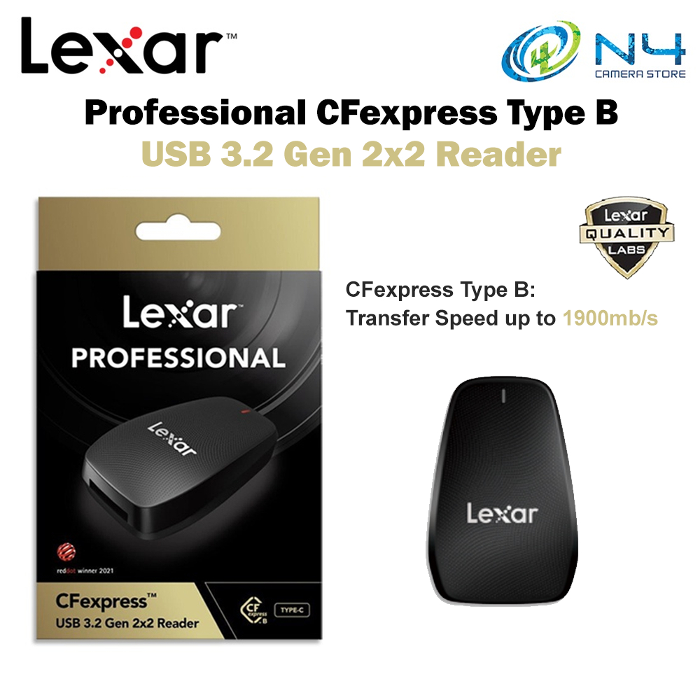 Lexar Professional CFexpress Type B , USB 3.2 Gen 2x2 Reader Lexar ...