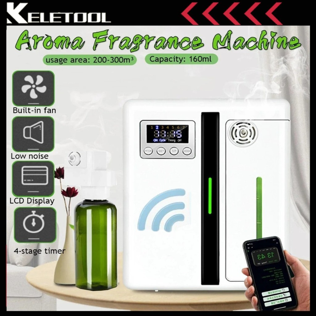 300m³ Large Range Aroma Diffuser Intelligent Timing Ultrasonic ...