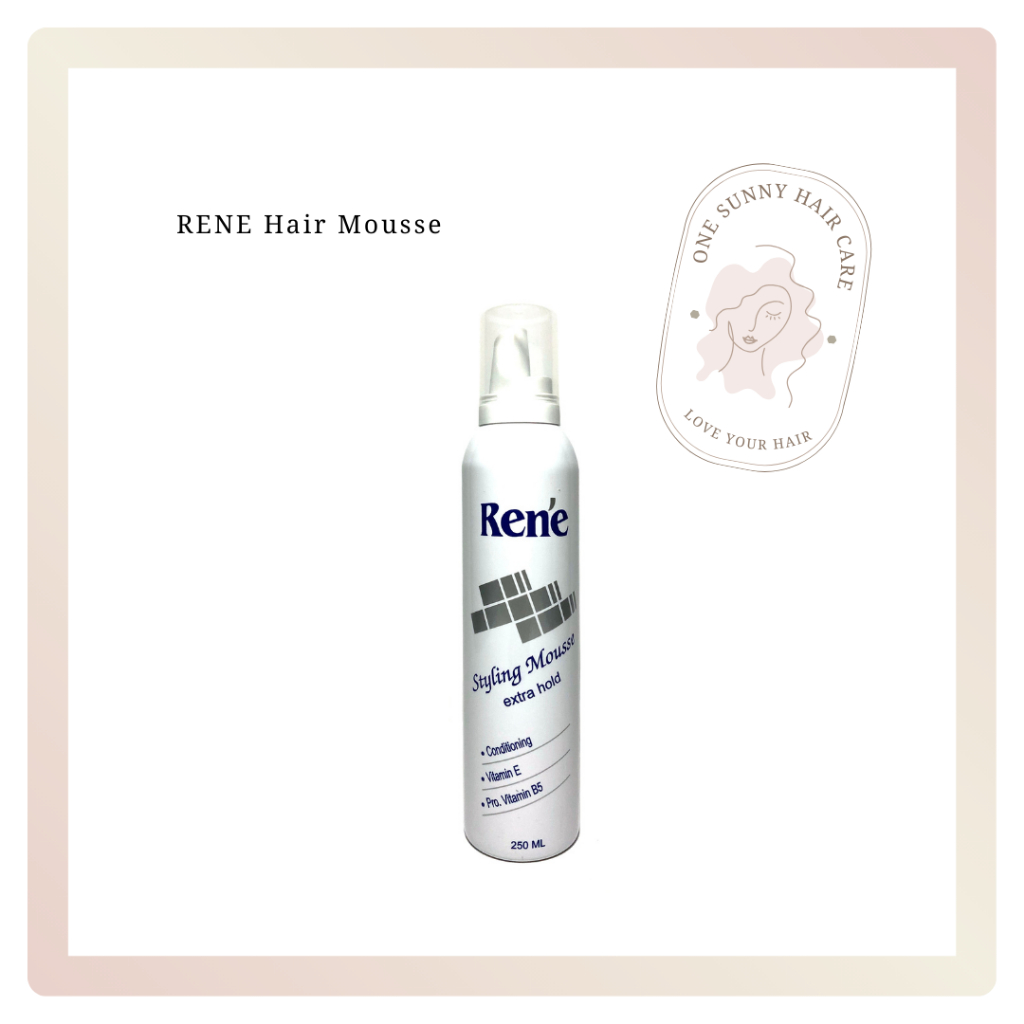 RENE Hair Styling Mousse with Vitamin | Shopee Malaysia