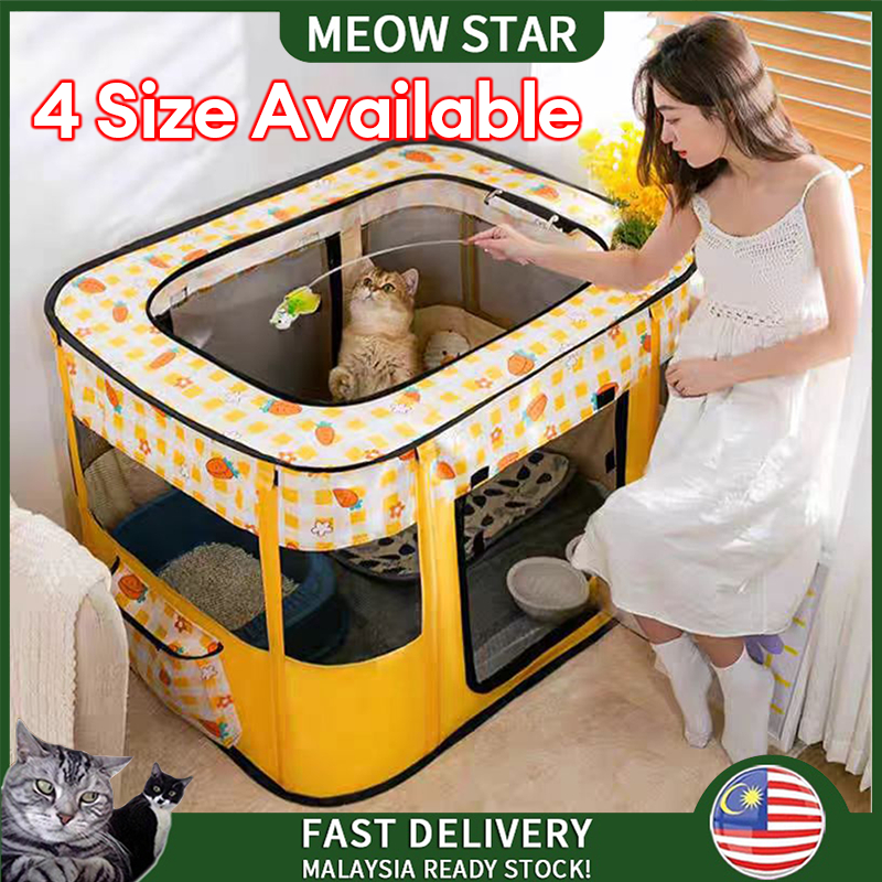 Cat Tent Foldable Cat Delivery Room for Pregnant Pet Playpen Dog Cat ...