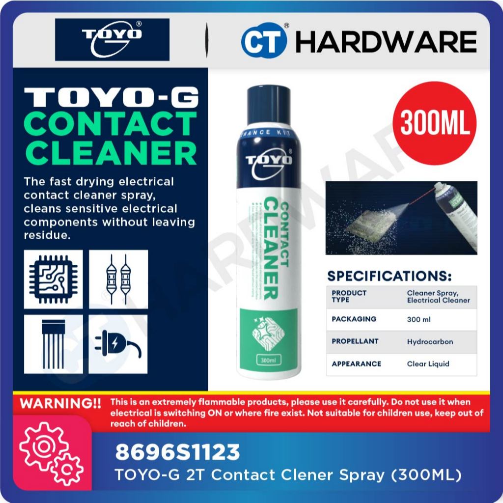 TOYO-G Specialist Spray Degreaser, Contact Cleaner, Brake & Parts ...