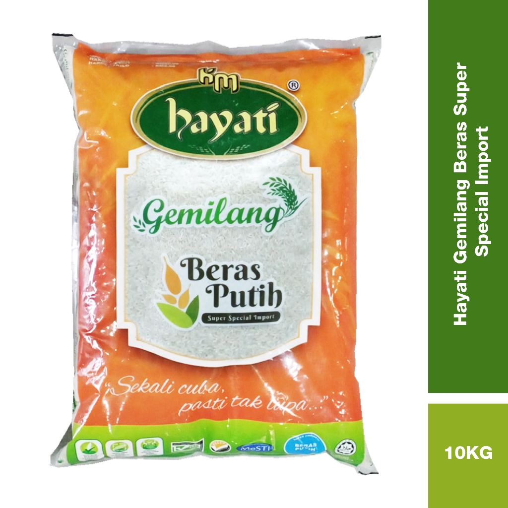 Hayati Beras Putih Super Special Import (10KG) | Shopee Malaysia