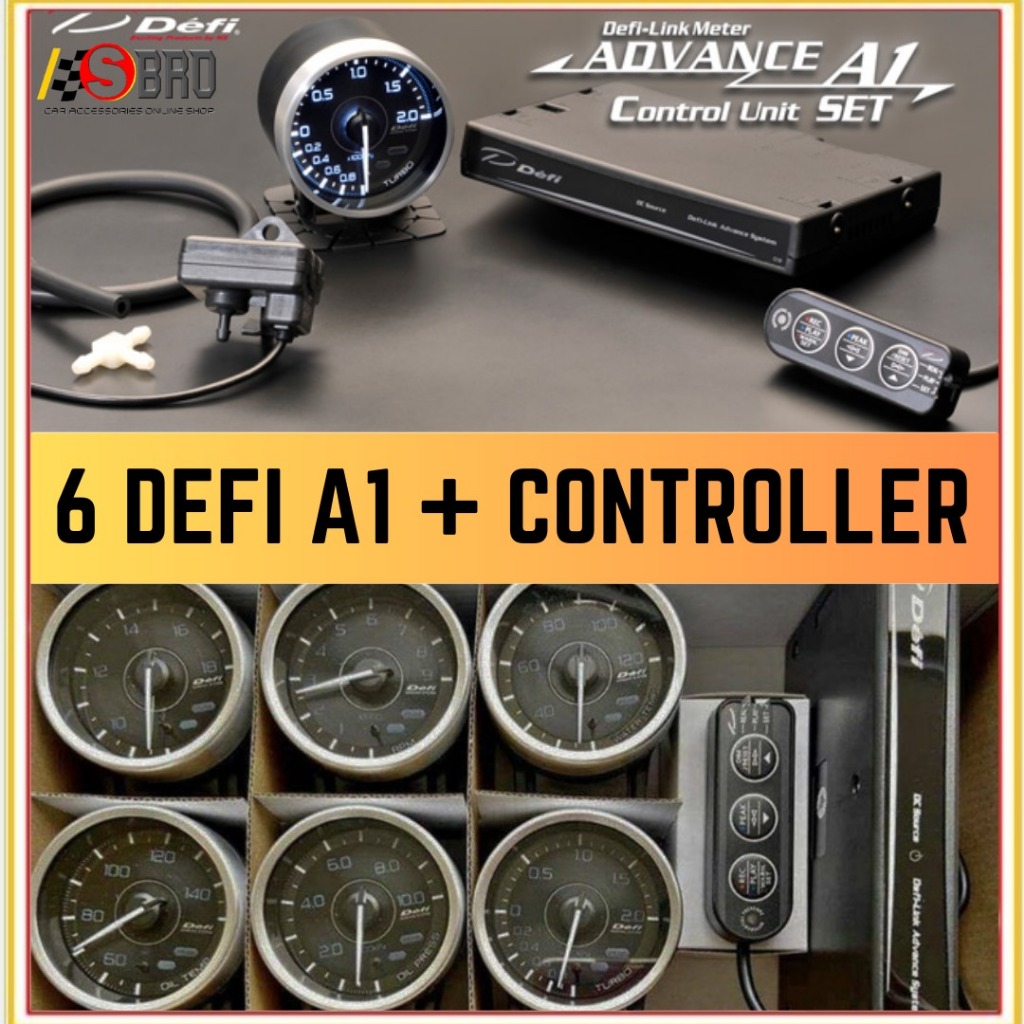 6 in 1 Defi Advanced A1 With Controller 7 Color 60MM RGB Color Sensor ...