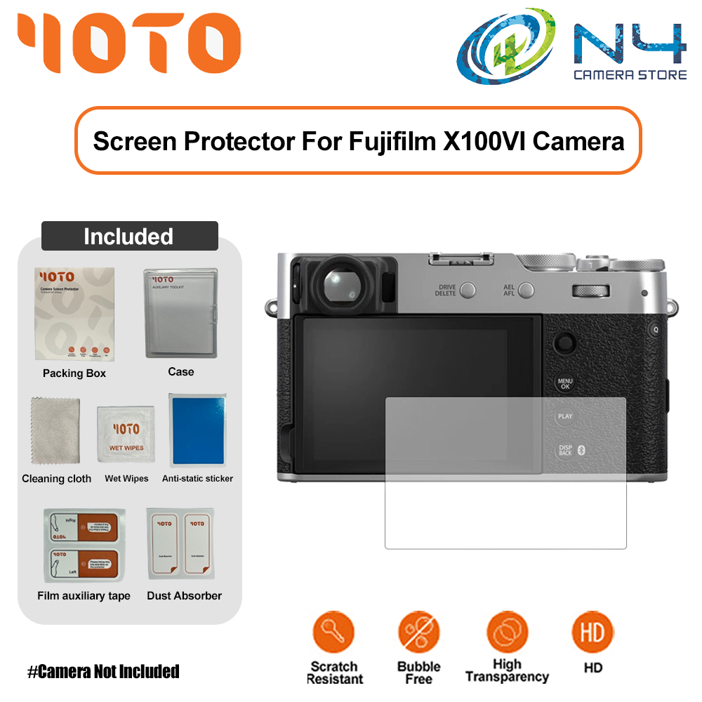 FOTO Fujifilm X100VI Screen Protector X100VI Tempered Glass For Fujifilm X100 VI X100V1 Camera ...