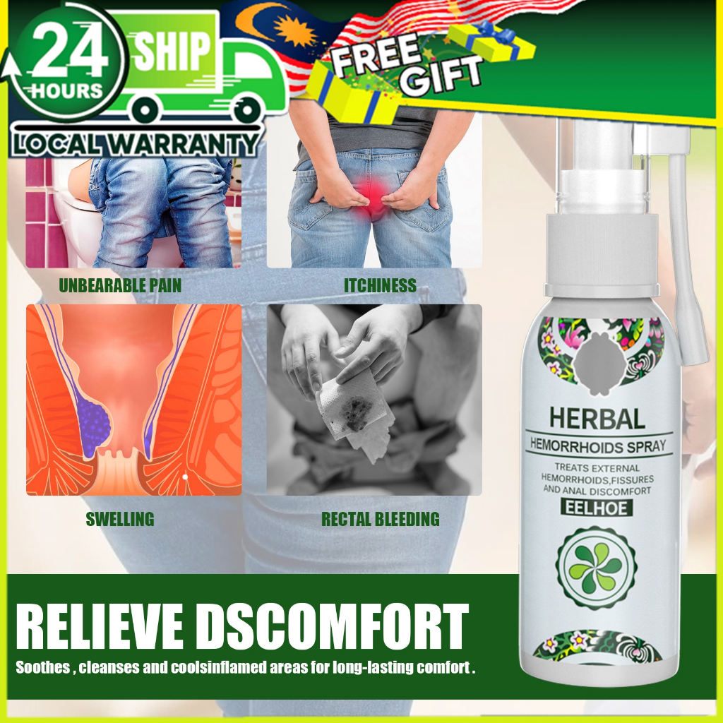 Hemorrhoids cream Krim Buasir Hemorrhoids spray Treatment of mixed internal and external hemor ...