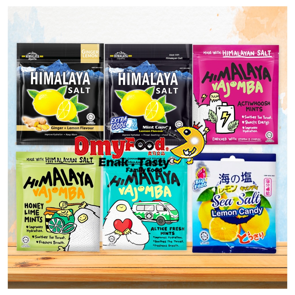 15g x 1pcs Big Foot Himalaya Salt Lemon / Vajomba Honey Lime ...