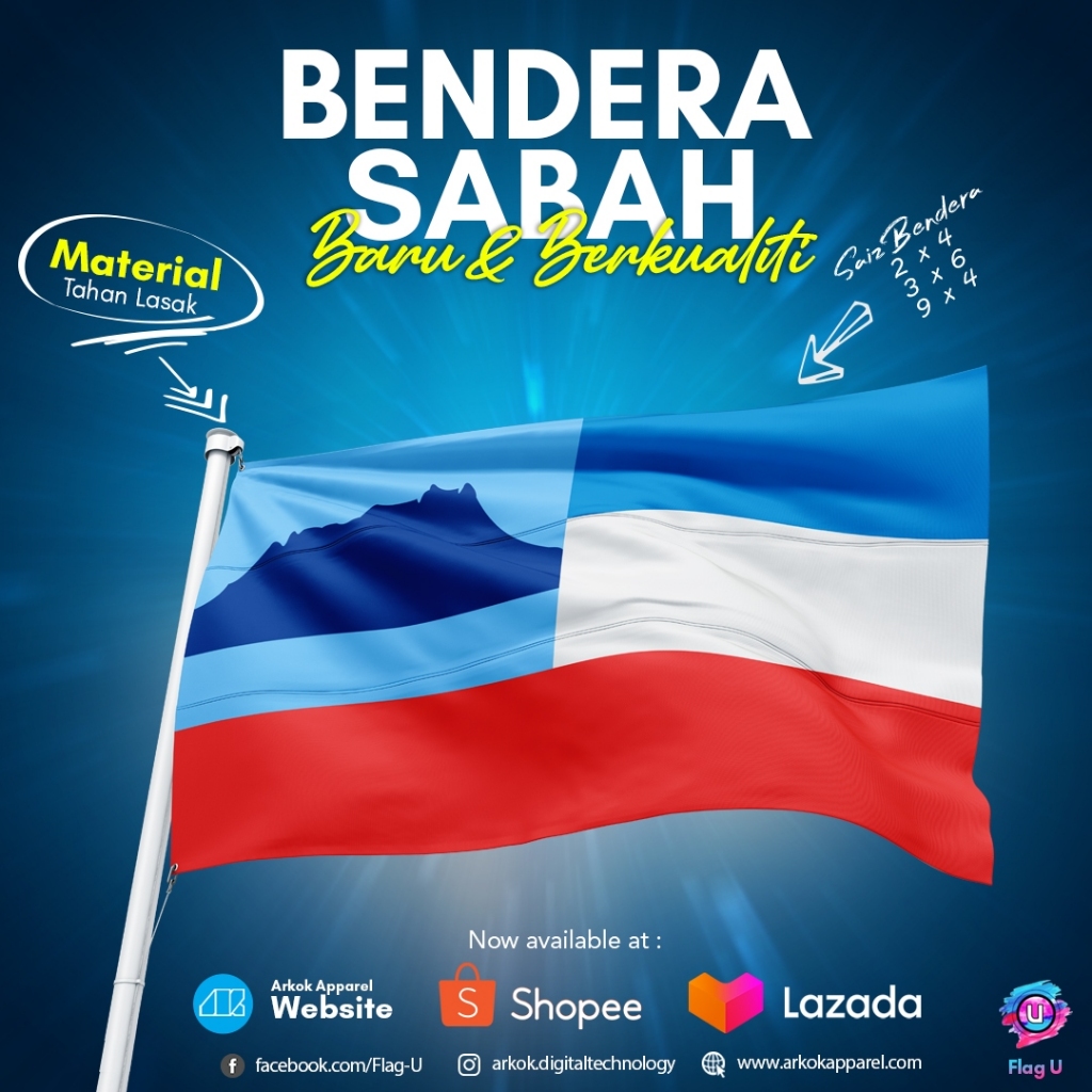 Bendera SABAH [READY STOCK] | Shopee Malaysia