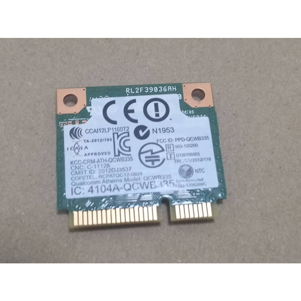 Dell Inspiron 15 15R DW1705 Wireless WIFI WLAN Card 0C3Y4J,( KN 521 ...