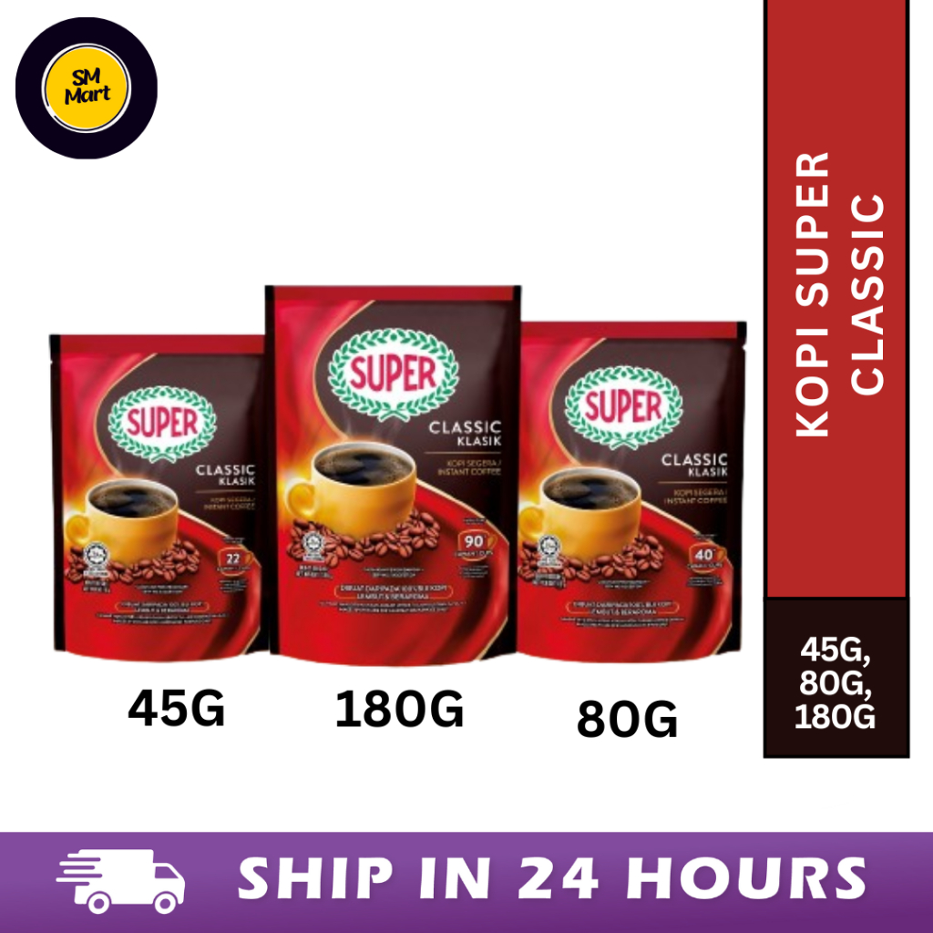 Coffee Super Classic Instant Kopi Pure [HALAL] | Shopee Malaysia