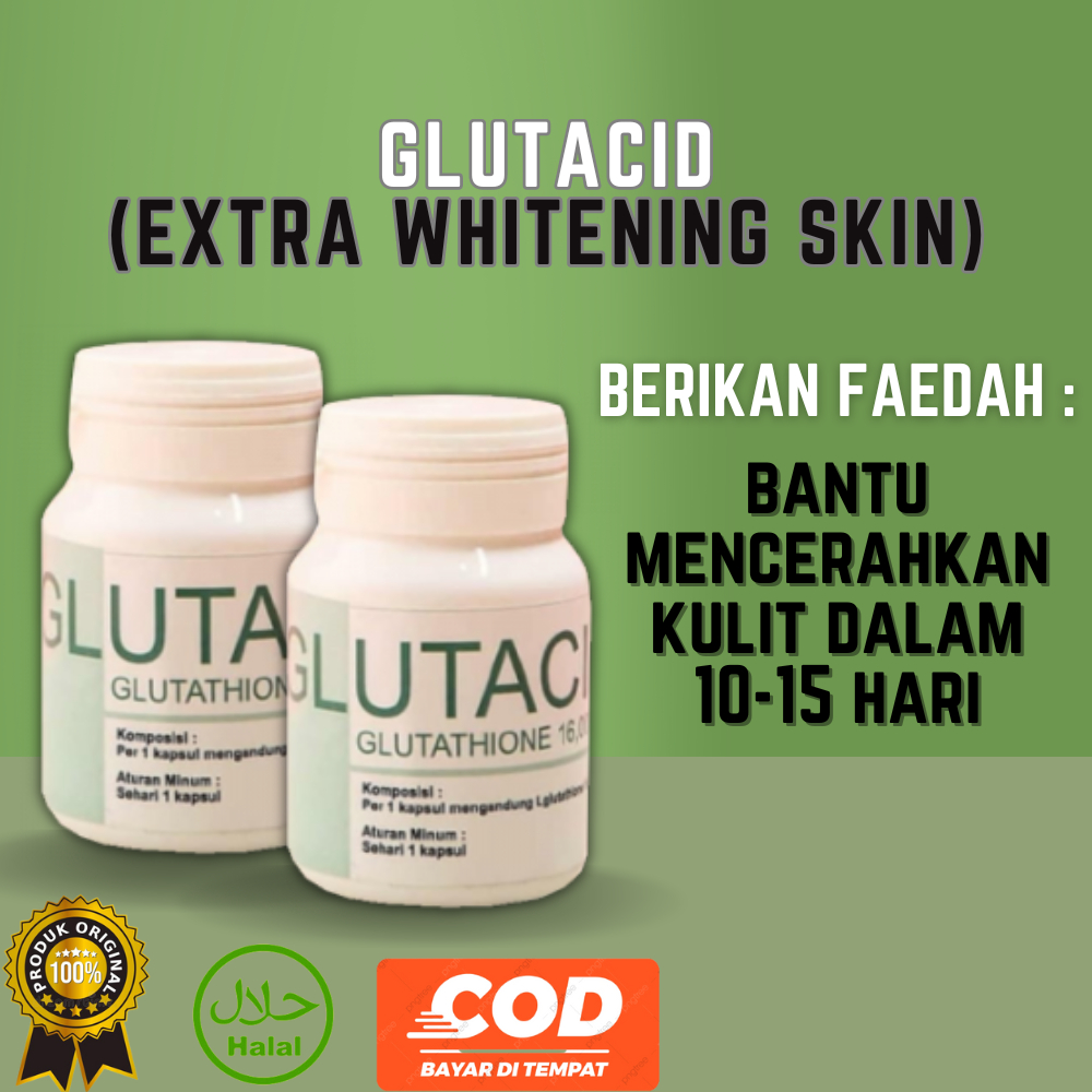 Ubat Glutacid booster glutacid glutathione plus ubat putihkan kulit ...