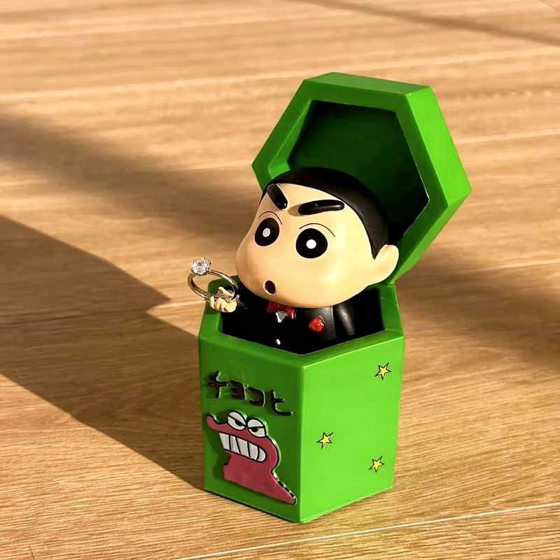 [Brand New] Crayon Shin-Chan Proposal Box / Ring Box 蜡笔小新戒指盒 | Shopee ...