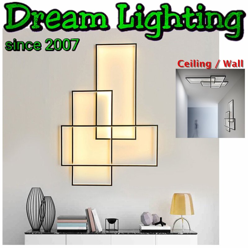 Dream Lighting 2in1 Ceiling Wall Aluminum LED Flush Mounted Sconce ...