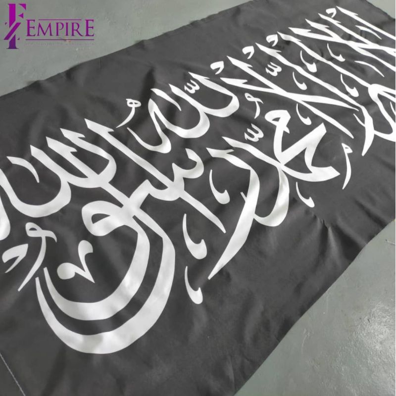 Bendera Tauhid Bendera Panji Hitam/ Putih Readystock Kalimah Tauhid ...