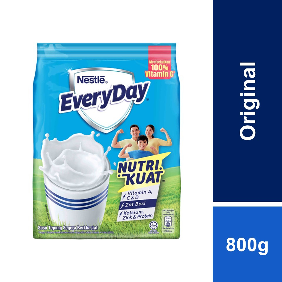 Nestle Everyday Milk Powder 800g | Shopee Malaysia
