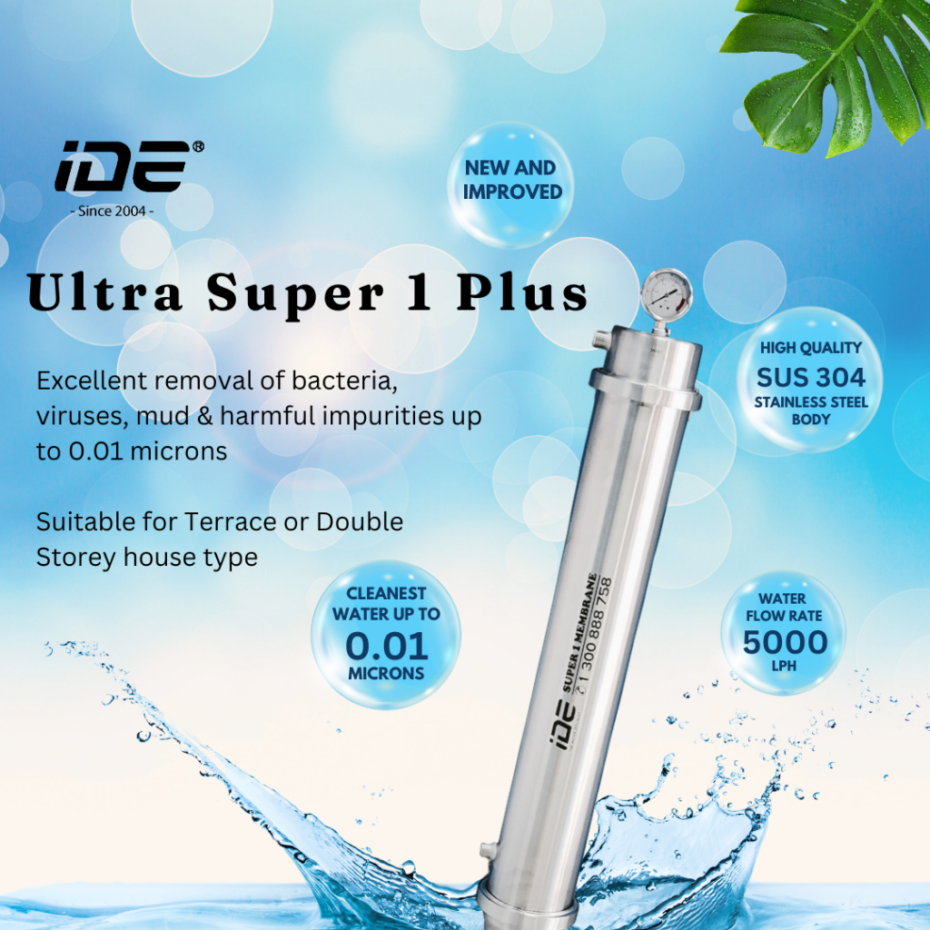 IDE ULTRA SUPER ONE MEMBRANE OUTDOOR WATER FILTER / IDE SUPER 1 OUTDOOR ...