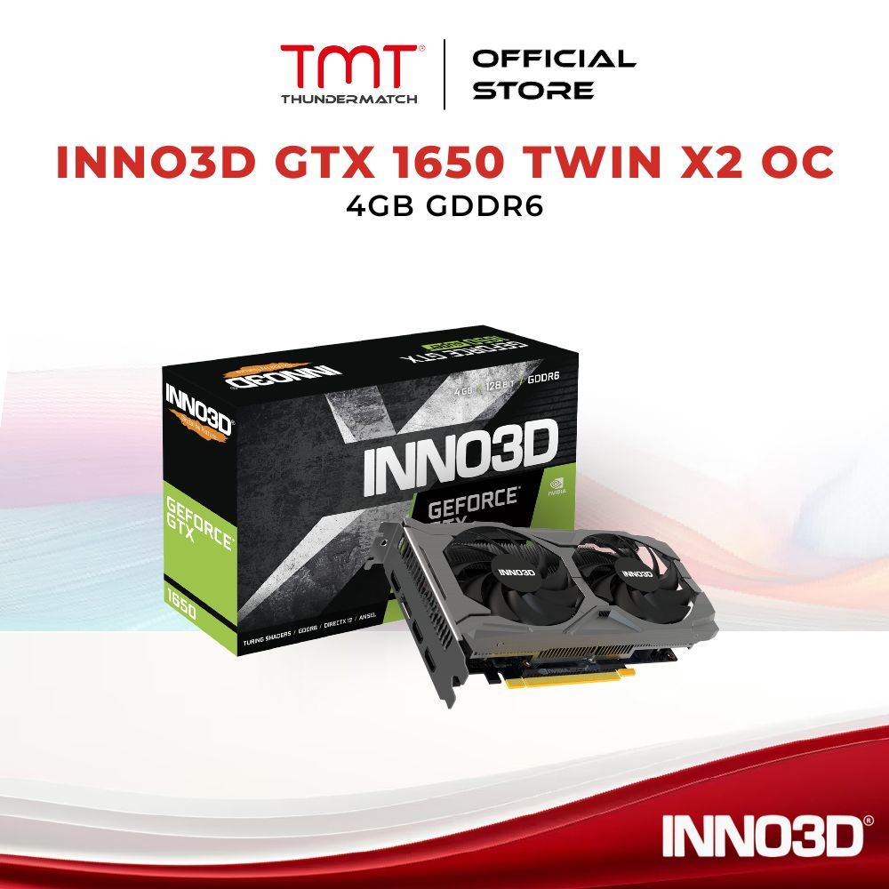 INNO3D GeForce GTX 1650 TWIN X2 OC V3 | Shopee Malaysia