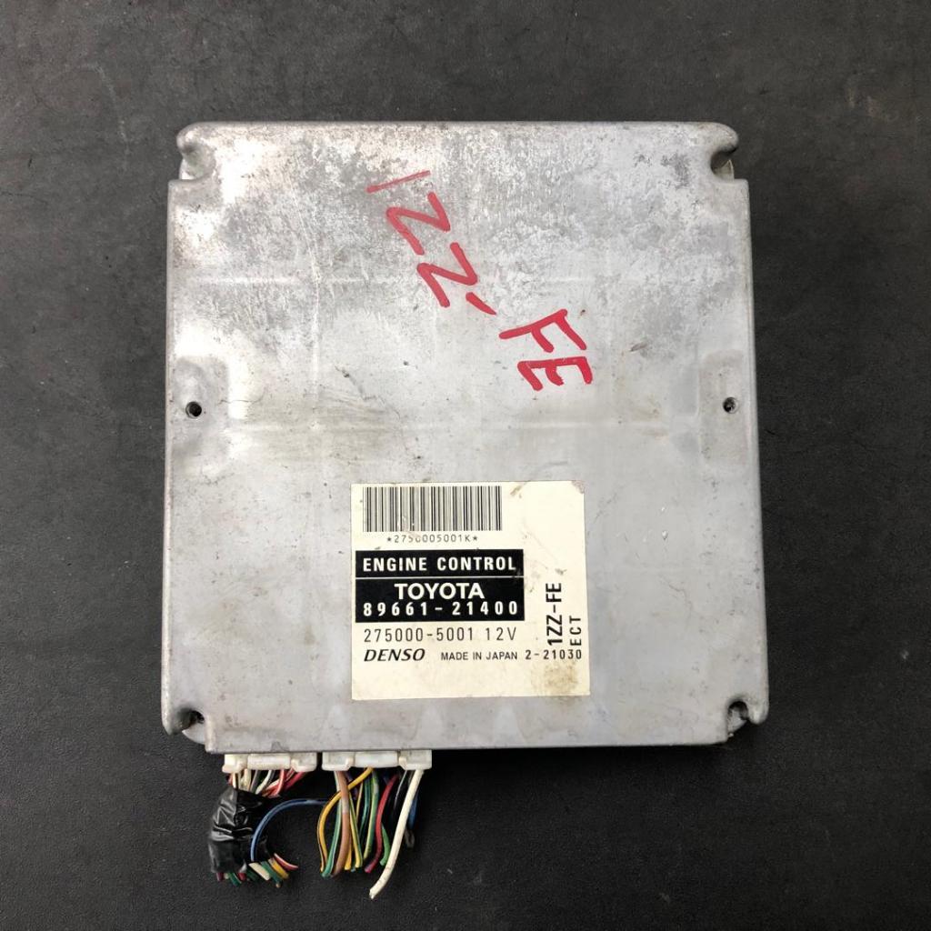 TOYOTA CALDINA ZZT241 Engine Control Unit ECU 1ZZ-FE ECT 89661-21400 ...