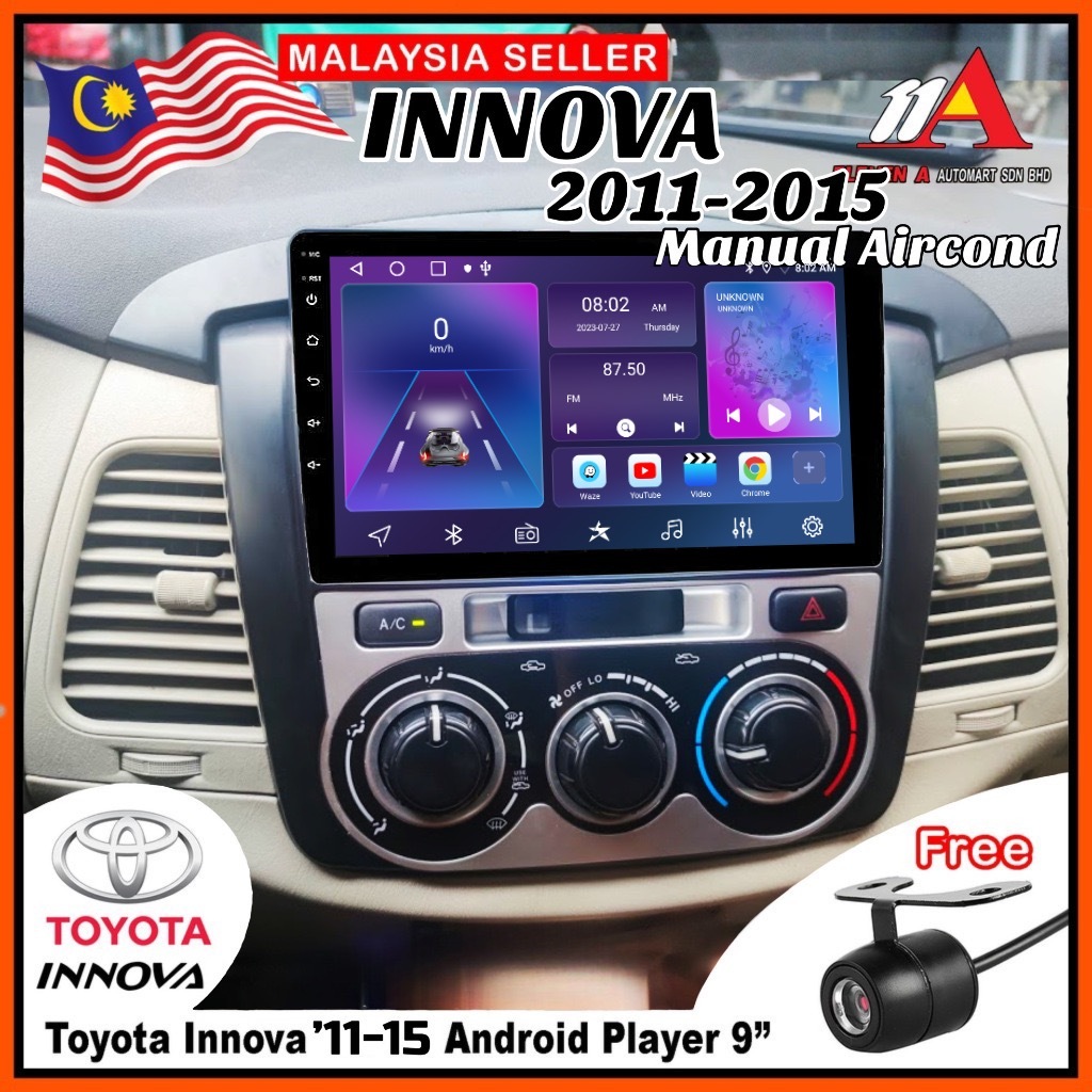 [4GB RAM] Toyota Innova '11-15 Octa 8 Core 9" IPS Screen HIGH SPEC ...