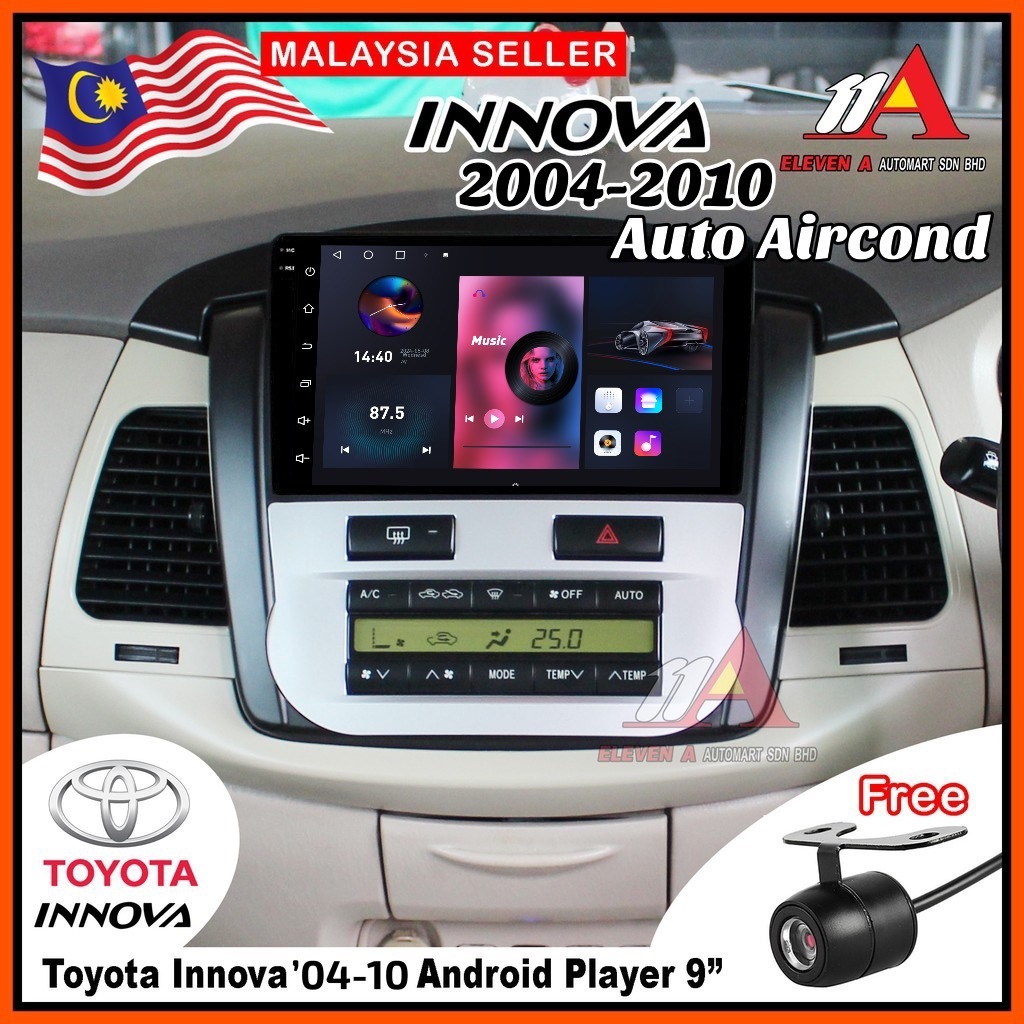 [8GB RAM] Toyota Innova '04-10 Octa 8 Core 9" IPS Screen High Spec ...