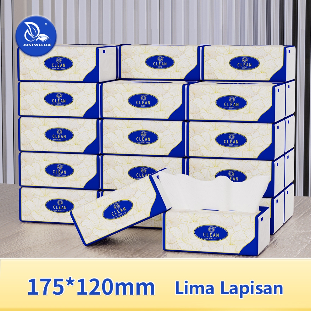DWY Air-Cushion 5 Ply Facial Tissue (175 x 120mm x 240's x 10 Packs ...