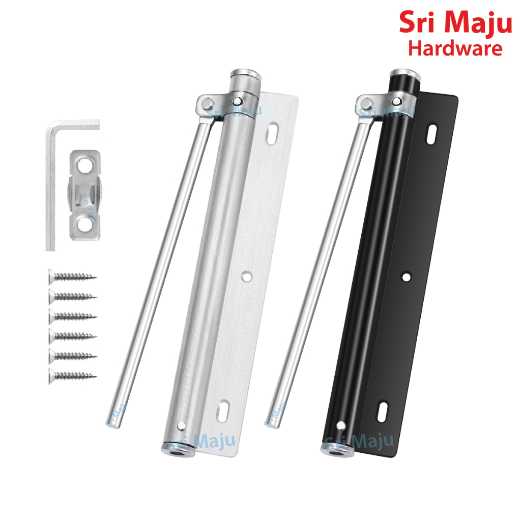 MAJU XY Stainless Steel Light Duty Door Closer Spring Load Gym Office ...