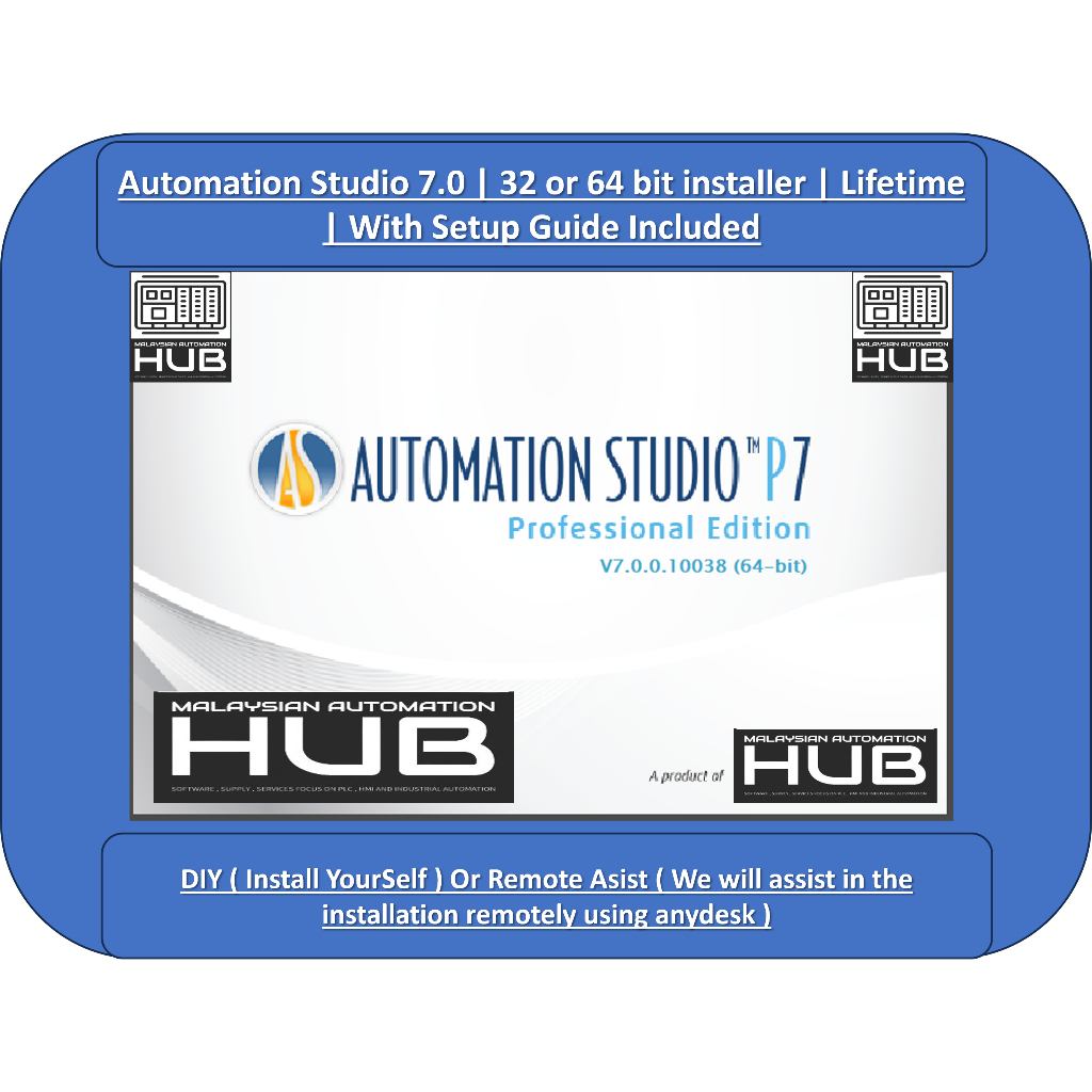 Automation Studio 7.0 | 32 or 64 bit installer | Lifetime | With Setup ...