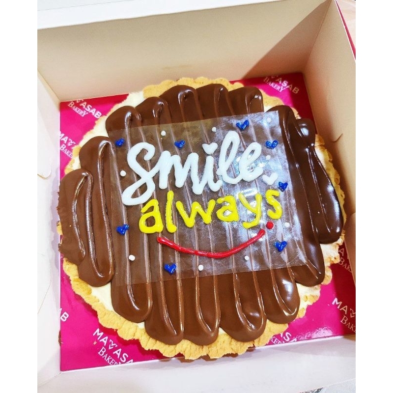 KEK NUTELLA CHEESE TART [Original HQ Mamasab Bakery] FREE Wording ...