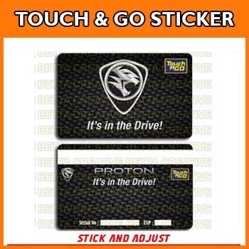Proton - Exclusive Touch n Go Sticker [ Front & Back ] | Shopee Malaysia