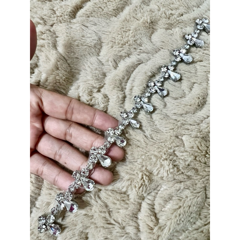 iron on diamond patch lace manik baju | Shopee Malaysia