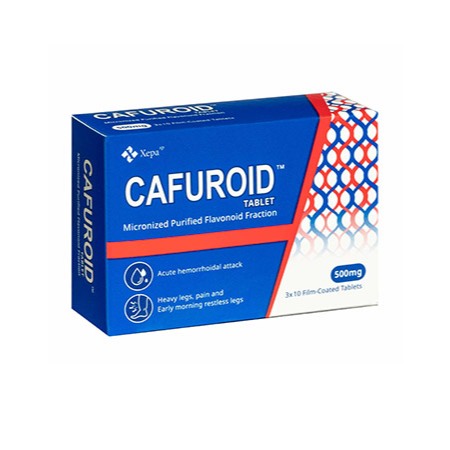 Xepa Cafuroid 500mg tablet film-coated tablets Micronized Purified ...