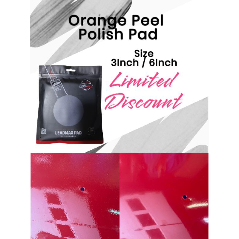 LEADMAX Polish Velvet Pad/Jeans Pad - For Removing Orange Peel, Kulit ...