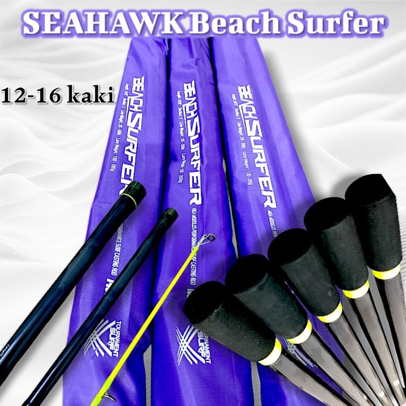 Rod Surf SEAHAWK BEACH SURFER spinning pantai joran pantai 12 kaki.16 ...