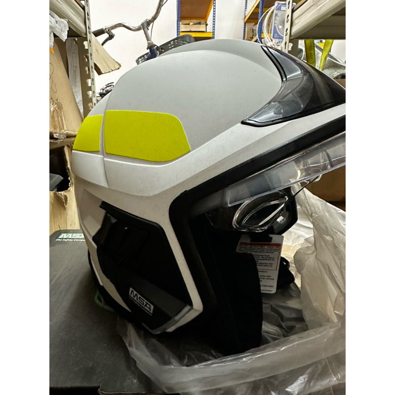 MSA CAIRNS XF1 FIRE HELMET, size L, WHITE, MATTE | Shopee Malaysia