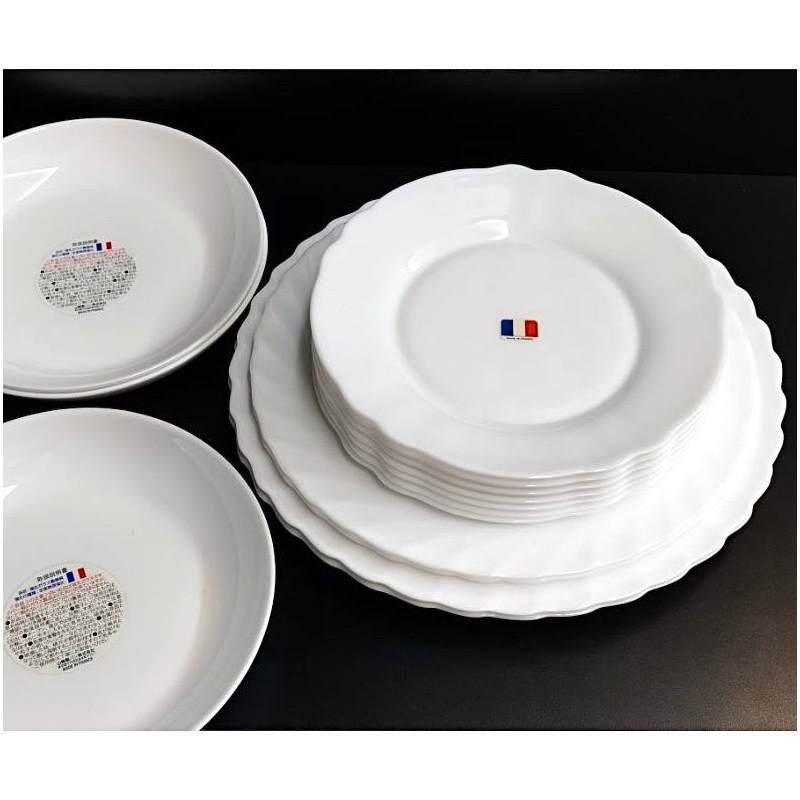 Arcopal 🇫🇷 Made in France All White Dinnerware | Shopee Malaysia