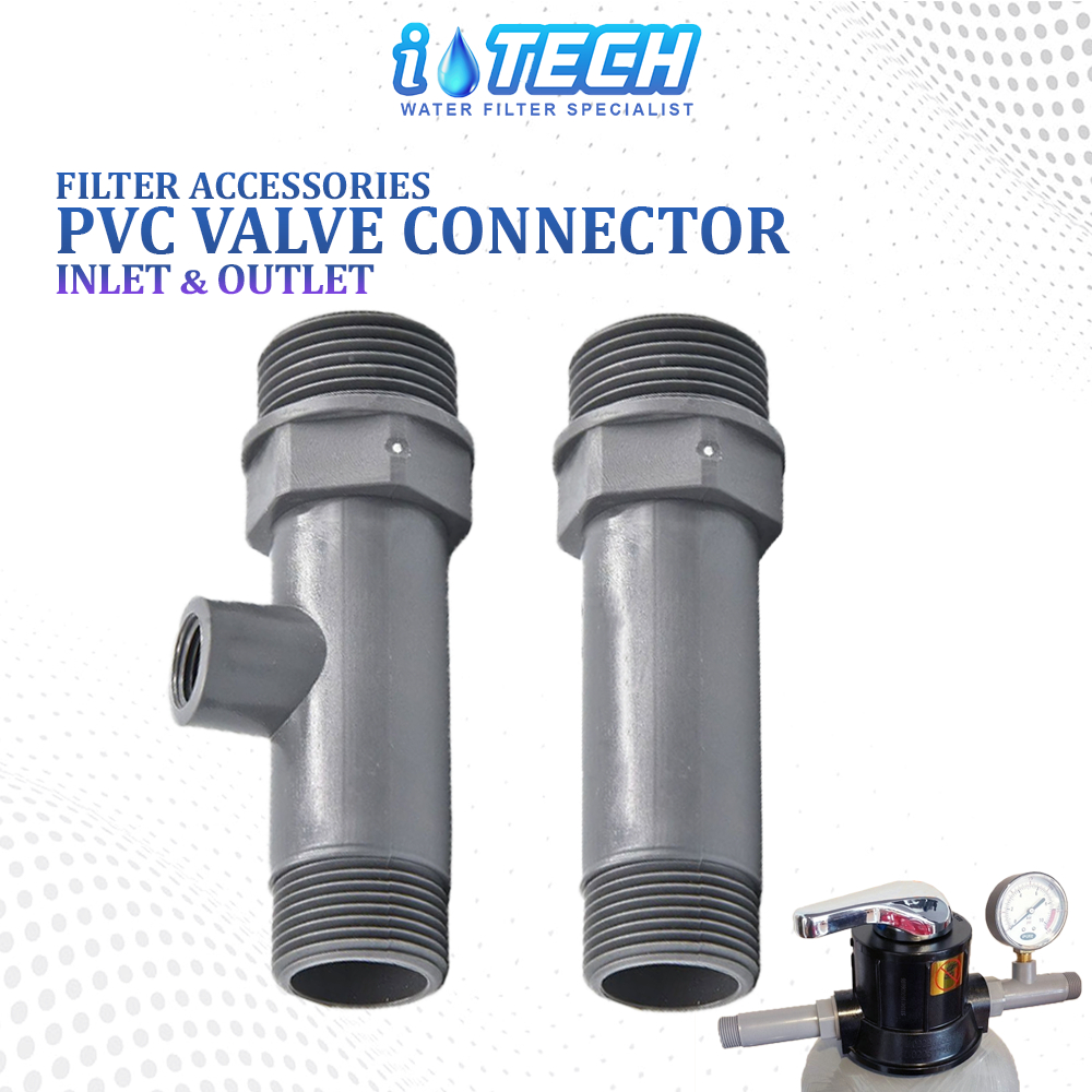 MPV T-Pipe Connector 1” to 3/4” Inlet & Outlet PVC Set For MPV ...