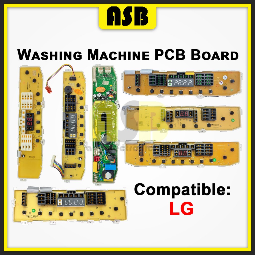 (1pc) ( Compatible : LG ) Washing Machine PCB Board / Papan Litar ...