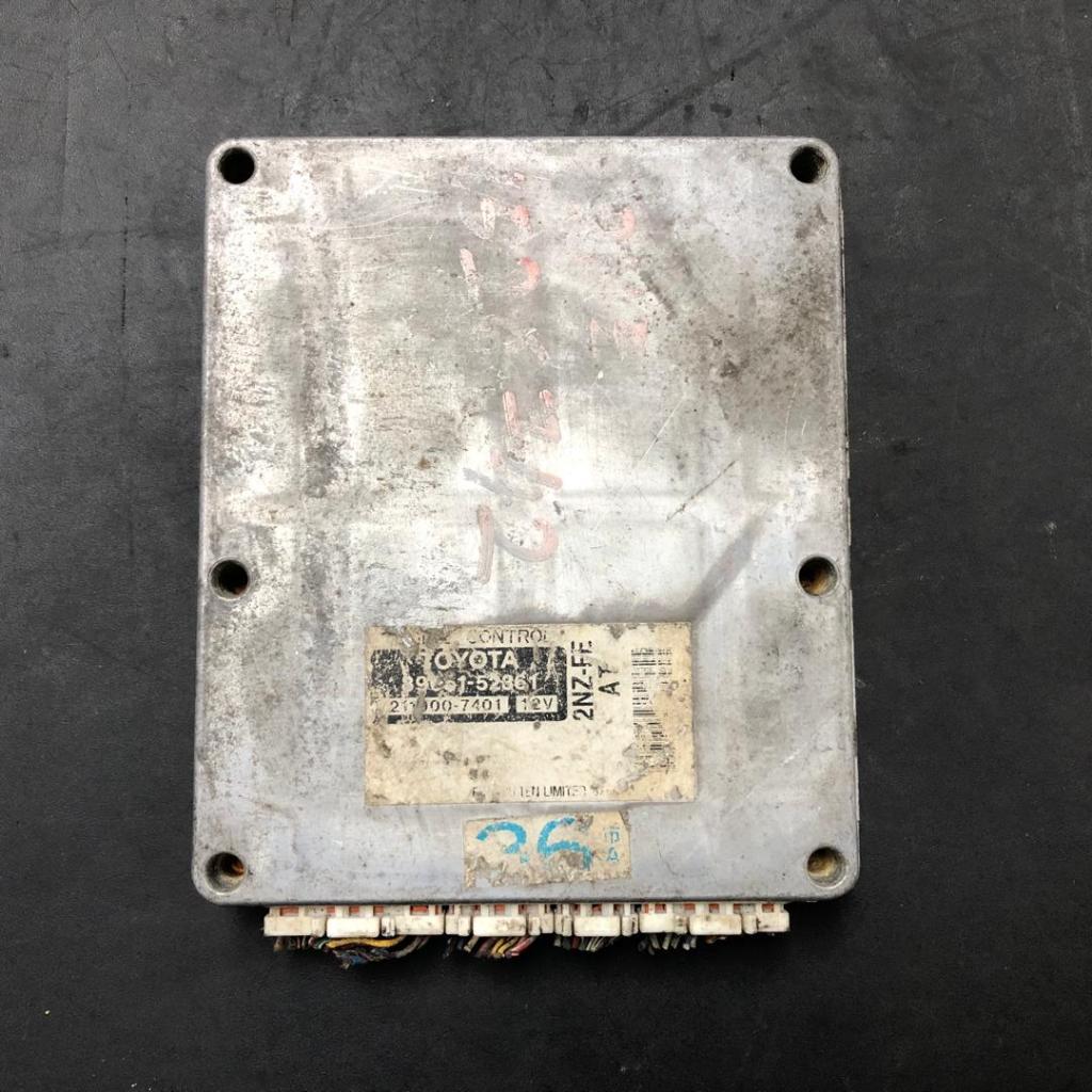 TOYOTA FUNCARGO NCP20 Engine Control Unit ECU 2NZ-FE AT 89661-52361 ...