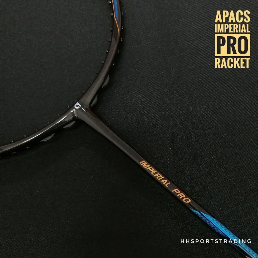 APACS Racket IMPERIAL PRO ( 100% Original ) FREE STRING/GRIP/BAG ...