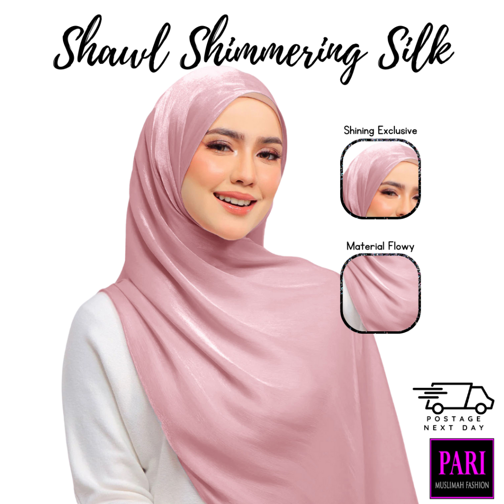 SHAWL SHIMMER SILK PREMIUM. High Quality Shimmer Silk. Exclusive Shawl Shimmer. Shawl Shimmer ...