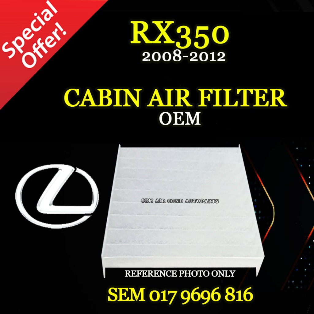 LEXUS RX350 2008-2012 YEAR OEM CABIN/ BLOWER AIR FILTER (CAR AIRCOND ...