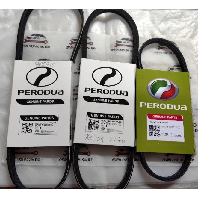 GENUINE FAN BELT BANDO PERODUA KELISA KENARI ALTERNATOR / AIRCOND ...