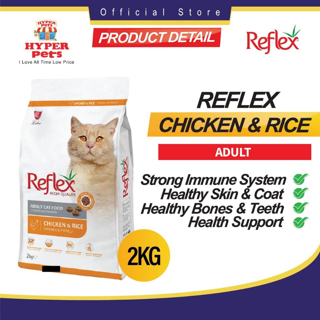 WHITE REFLEX ADULT AND KITTEN 2KG | Makanan kering White Reflex 2KG ...