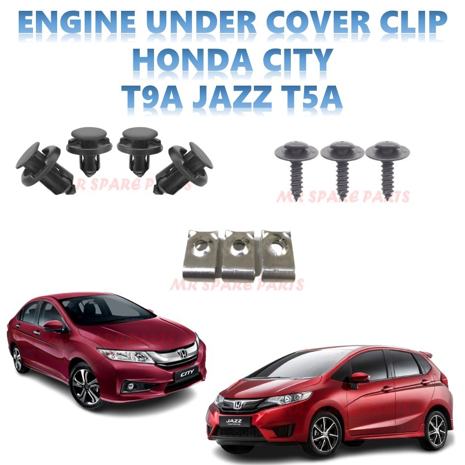 HONDA CITY GM6 T9A JAZZ GK5 T5A 2014-2018 ENGINE UNDER COVER CLIP ...
