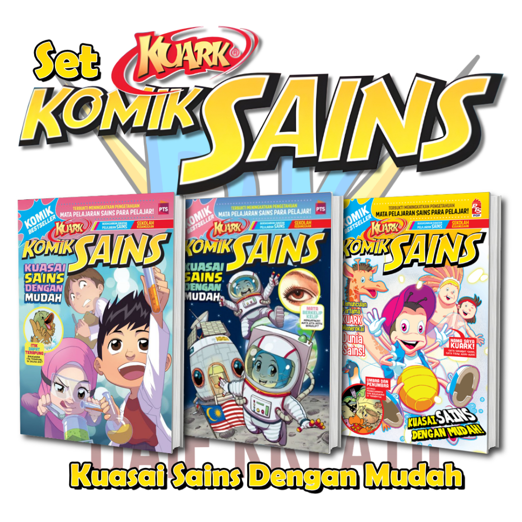 Komik Terhad - Set Kuark : Komik Sains - Kuasai Sains Dengan Mudah ...