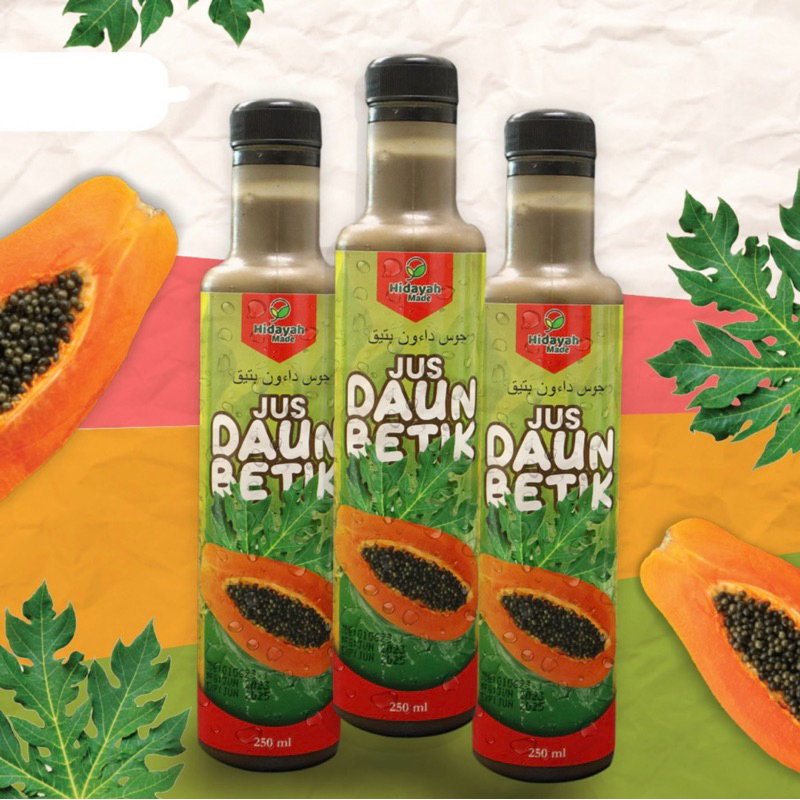 🔥READY🔥JUS DAUN BETIK|MERAWAT DEMAM DENGGI|250ML💯ORI | Shopee Malaysia