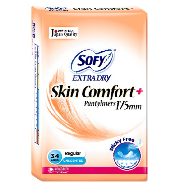 Sofy Extra Dry Pantyliner (175 mm x 34 Pcs) | Shopee Malaysia