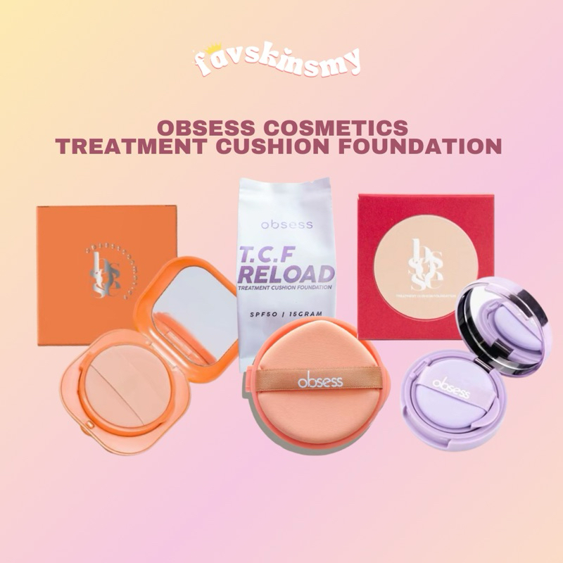 Obsess Cosmetics Treatment Cushion Foundation | Shopee Malaysia