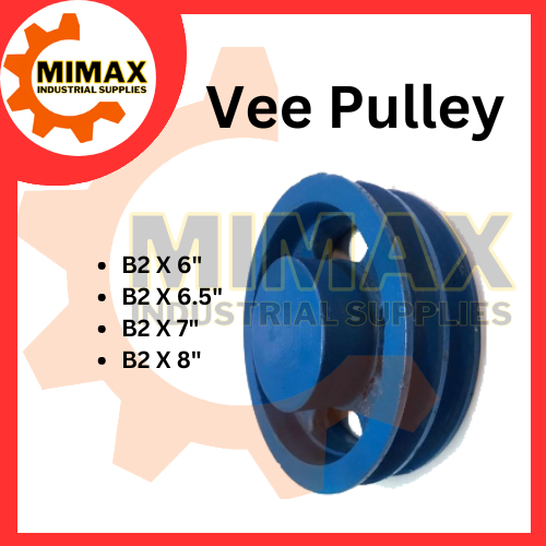 B2 x 6'' ~ B2 x 8'' Vee Pulley ( Heavy Duty Pulley ) | Shopee Malaysia